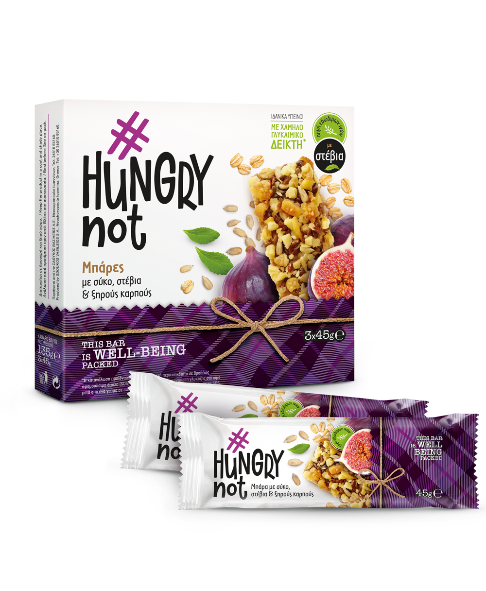 Μπάρες #hungrynot - Ξηροί Καρποί - Αποξηραμένα Φρούτα | ΣΔΟΥΚΟΣ A.E.